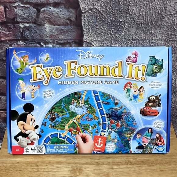 Disney | Toys | Disney Eye Found It Hidden Picture Board Game | Poshmark